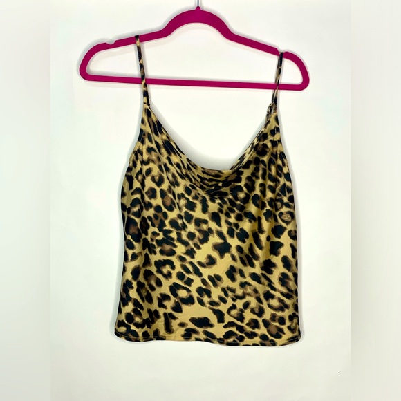 Tops | Animal Print Spaghetti Strap S | Poshmark